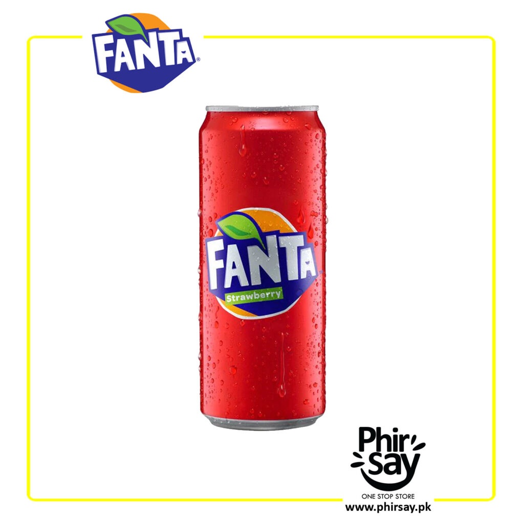Fanta Can 330ml | Strawberry Flavor | Imported - Phirsay