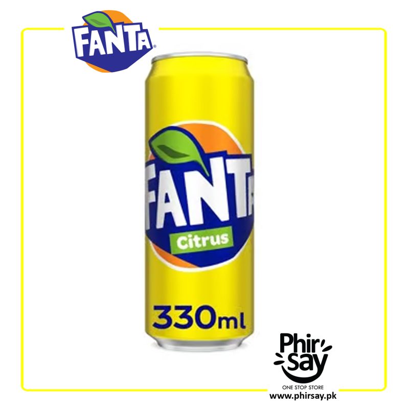 Fanta Can 330ml | Citrus Flavor | Imported - Phirsay